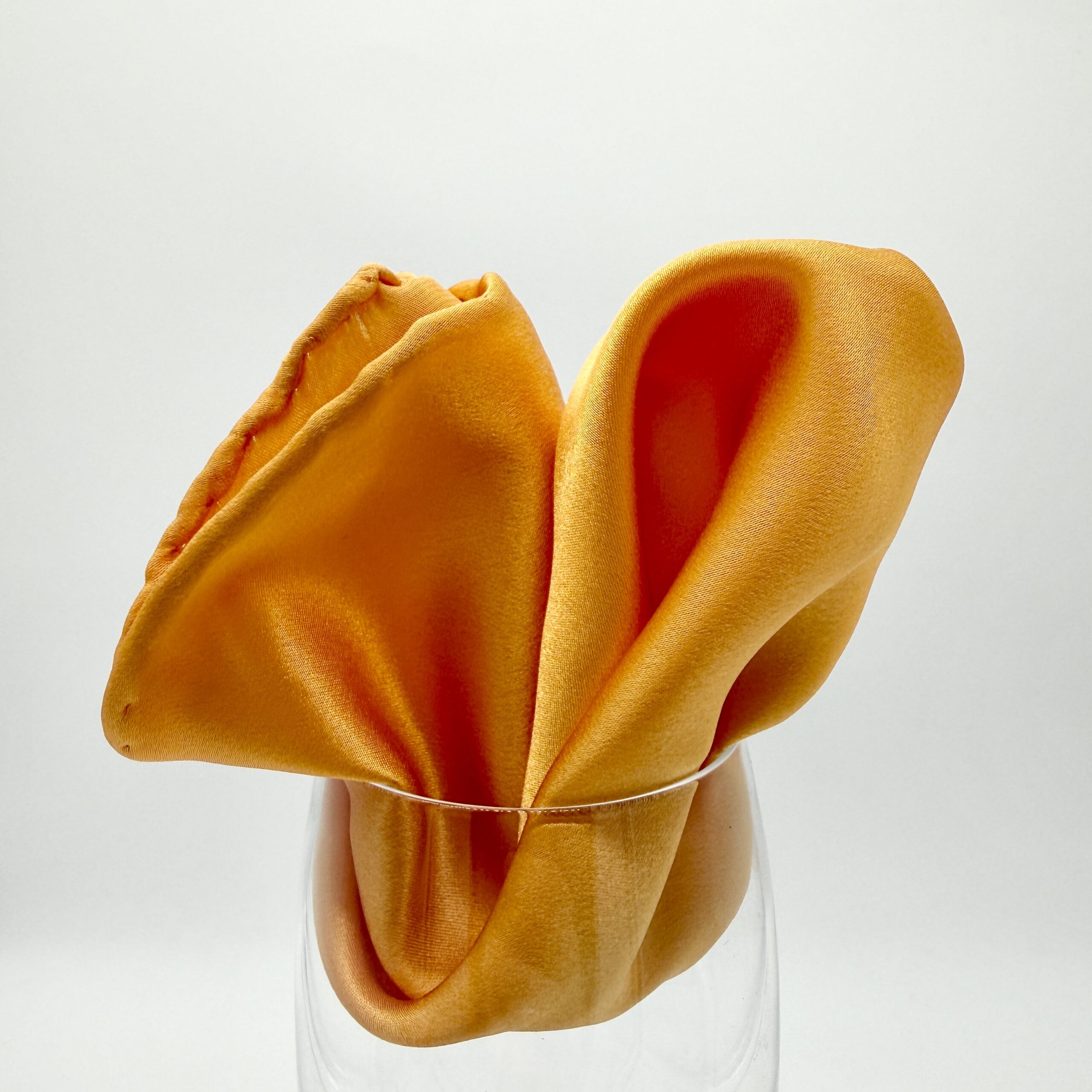 100% Hand Rolled 100% Silk Pocket Square - Ready To Wear - Solid ...